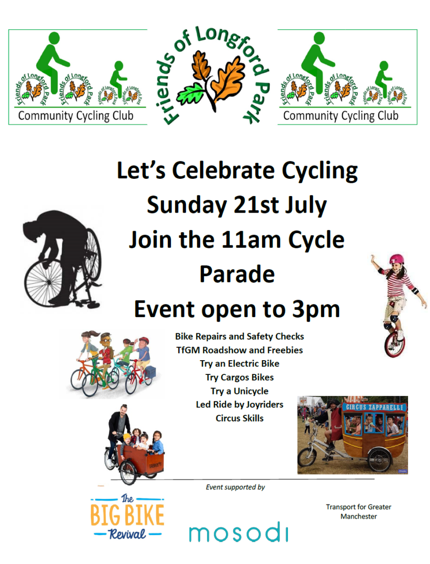 Family Cycling Event | Friends of Longford Park
